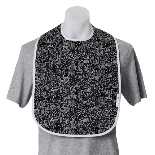 Feeding Bib Adult waterproof backing | Independently You
